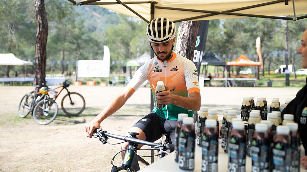 Arla protein and FULFIL Nutrition, at the side of Lythrodontas UCI MTB ...